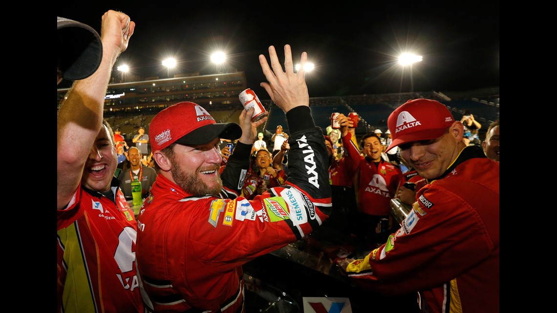 Dale Earnhardt Jr. leaves amid tributes and tears on final day in ...