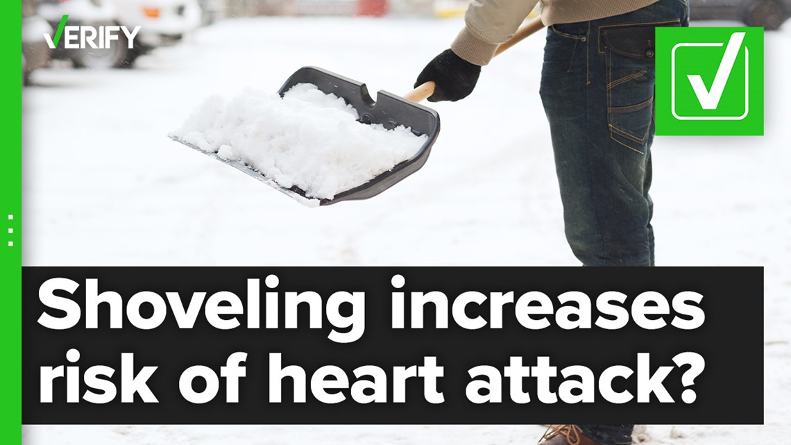 Strenuous activity like shoveling snow can increase the risk of a heart ...