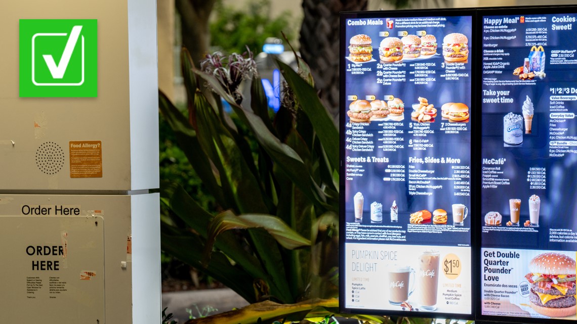 Fast food menu price increases have outpaced inflation | khou.com