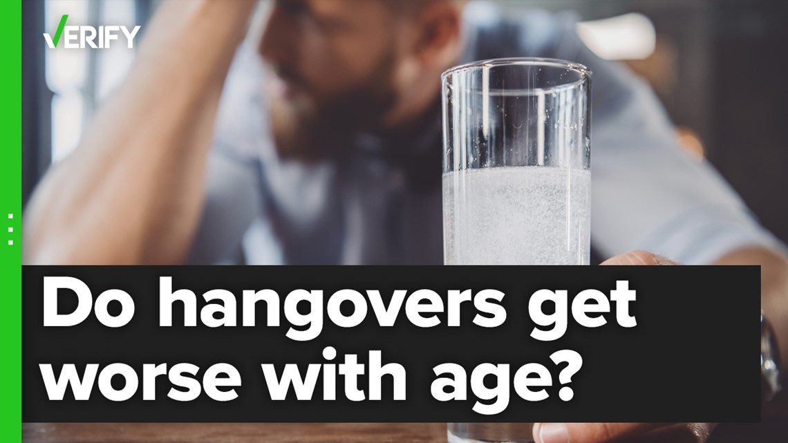 Fact-checking if hangovers get worse with age. | khou.com