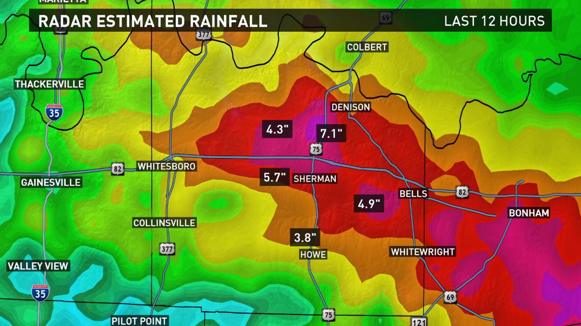 Flooding in Sherman forces evacuations of residents | khou.com