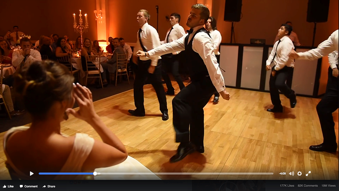 Hilarious groomsmen dance at North Texas wedding goes viral | khou.com