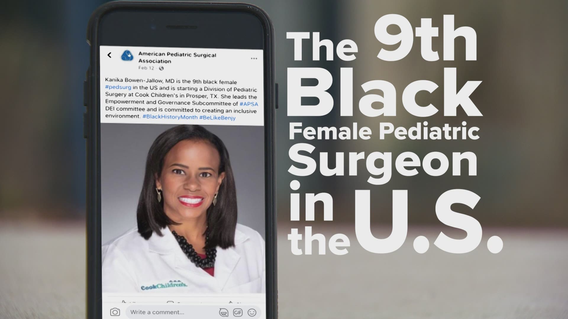 Prosper surgeon makes history as the 9th Black female pediatric surgeon ...
