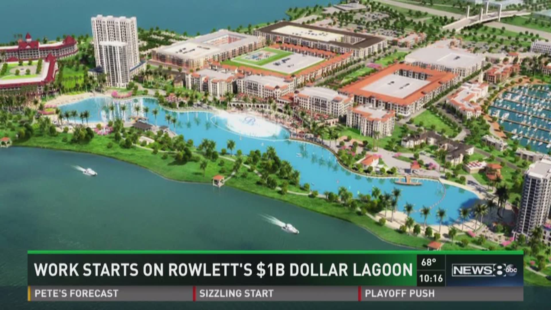 Billion-dollar lagoon project boon for Rowlett tax base | khou.com