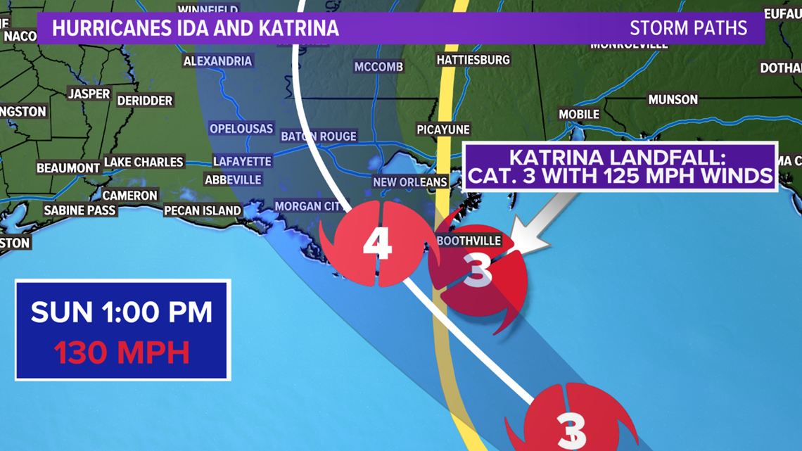 How Hurricane Ida compares to Hurricane Katrina | khou.com