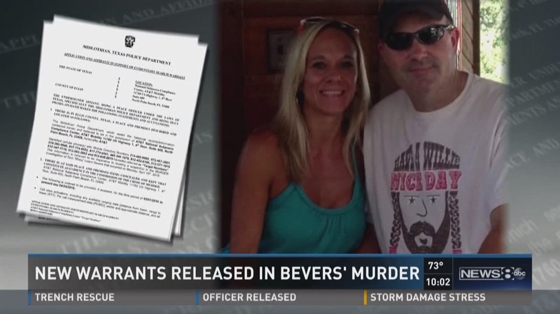 New warrants released in Bevers' murder | khou.com