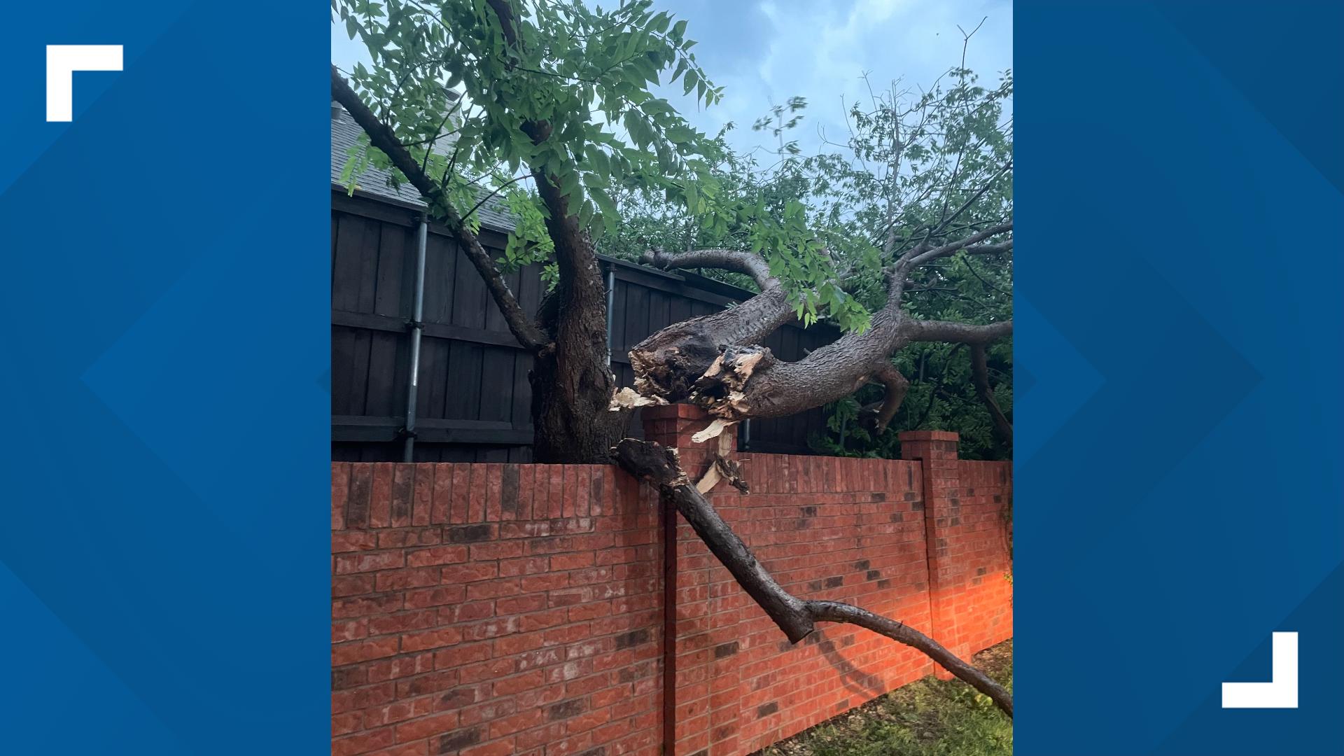 DFW severe storm damage after tornado warnings: Updates | khou.com