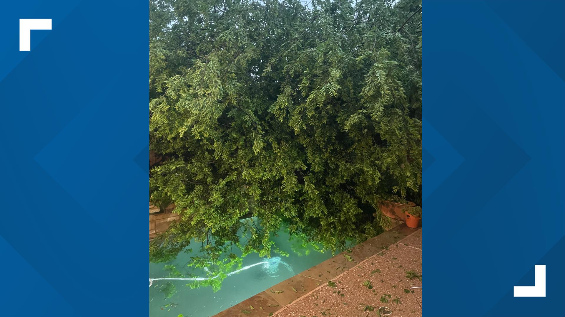 DFW severe storm damage after tornado warnings: Updates | khou.com