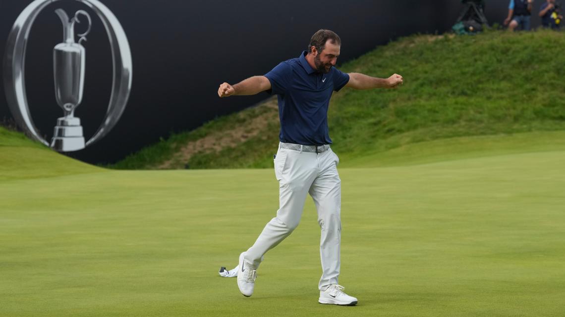 Scottie Scheffler dominates British Open with win at Royal Portrush ...