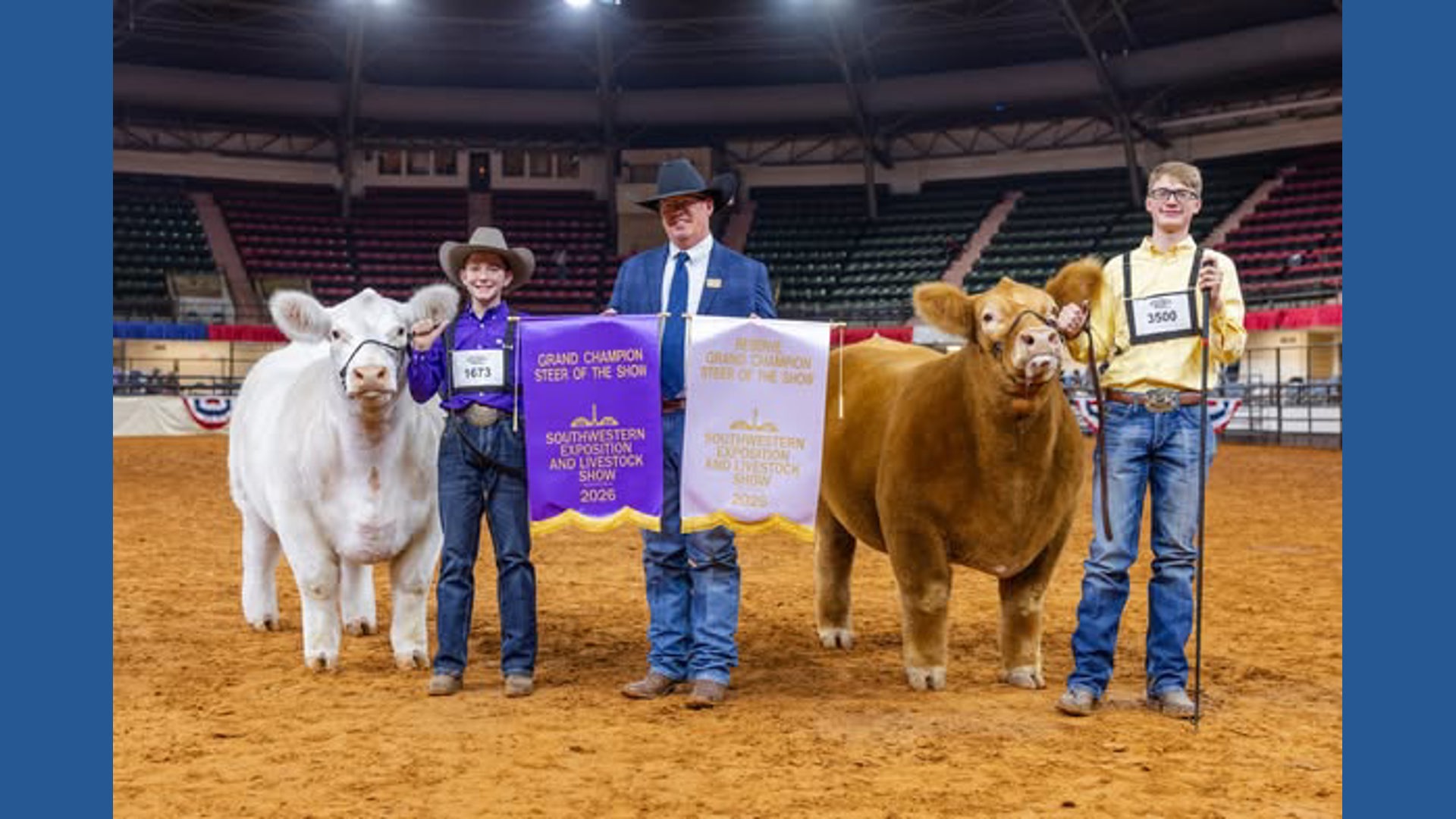 'White Castle' Grand Champion Steer shatters auction record at Fort ...