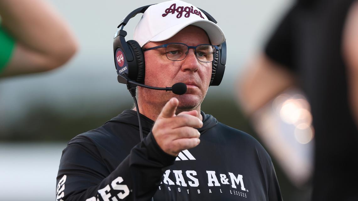 Did Texas A&M coach Mike Elko take a subtle shot at Jimbo Fisher ...