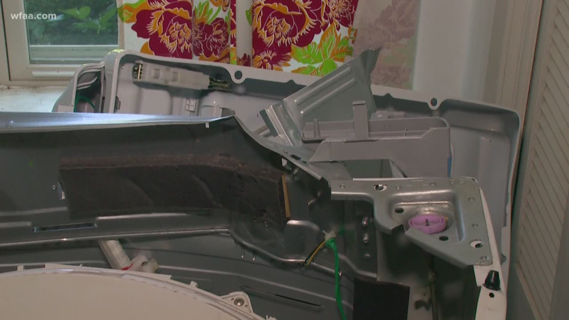Samsung washer explodes in Irving home | khou.com