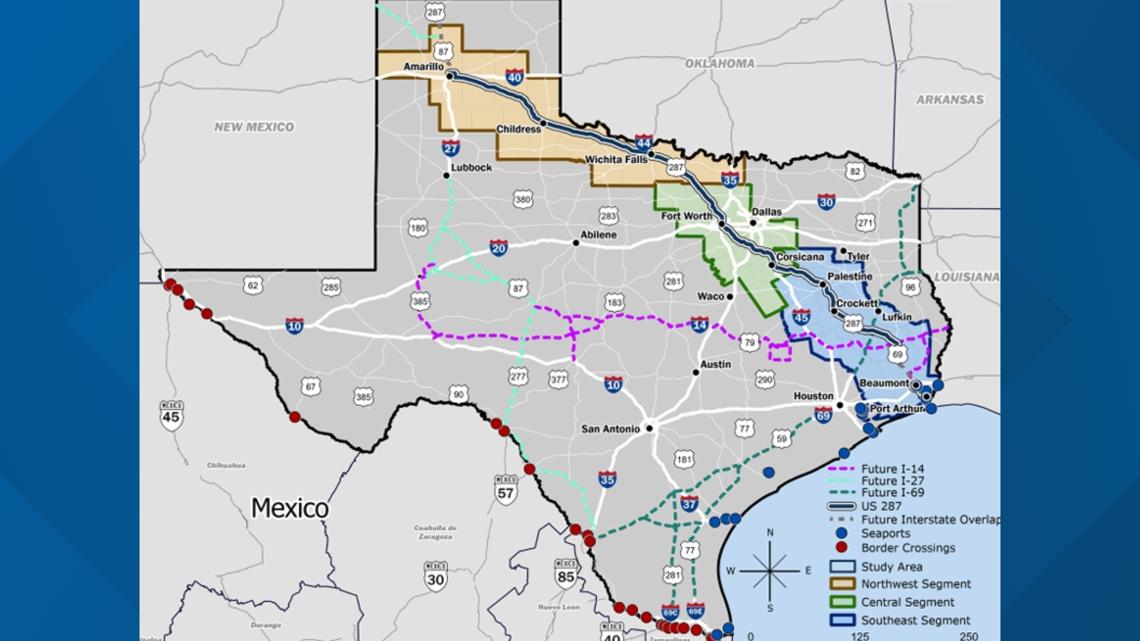 Could Texas get a new interstate? New proposal connects East Texas ...