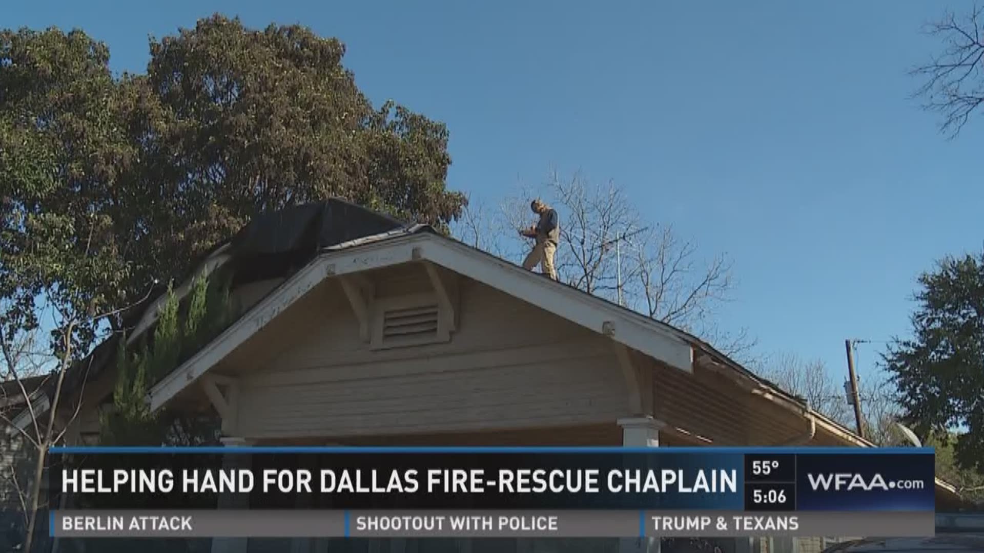 Dallas firefighters called to tackle fire at their chaplain's home ...