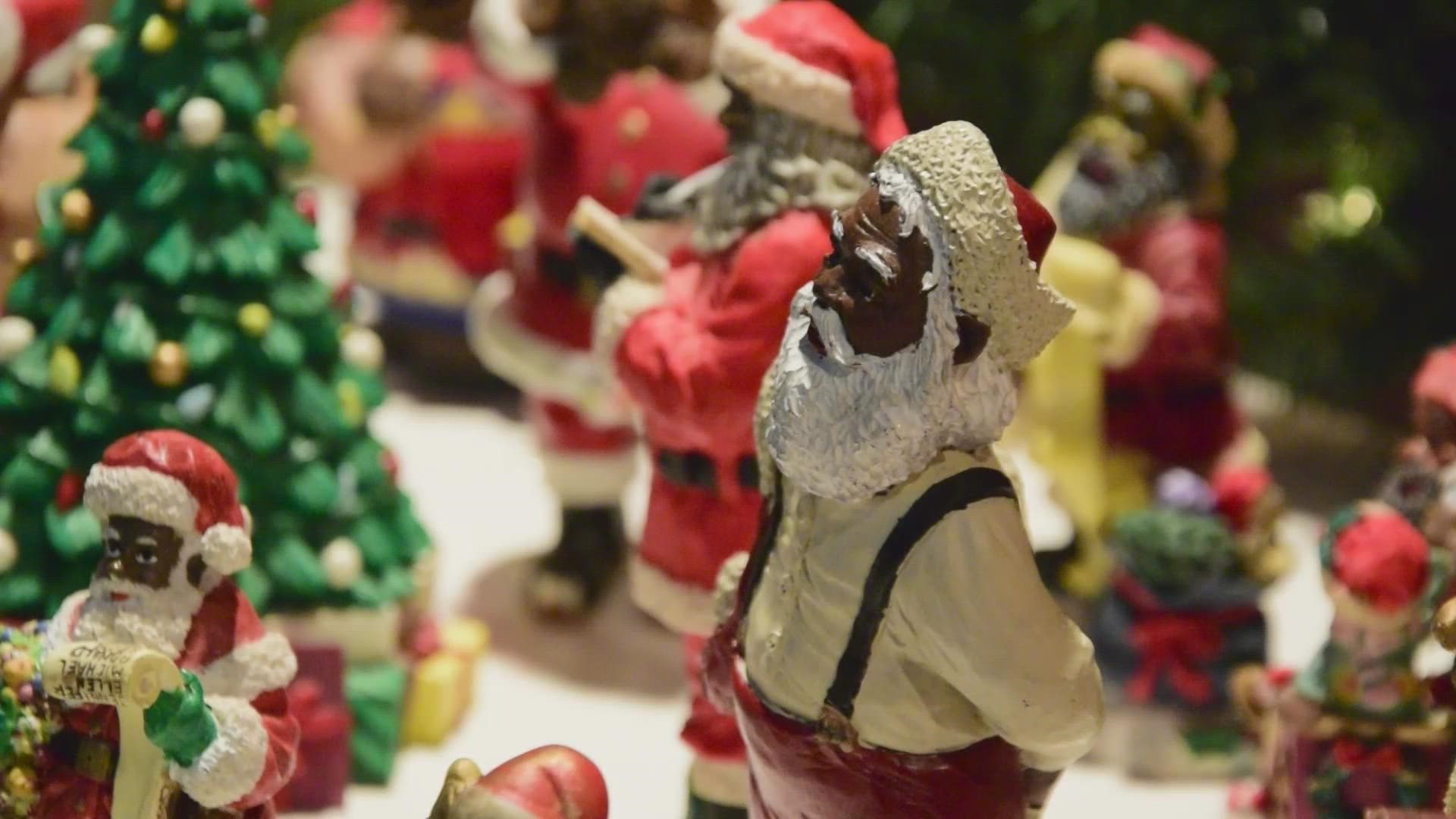 Texas woman shares story behind her Black Santa collection | khou.com