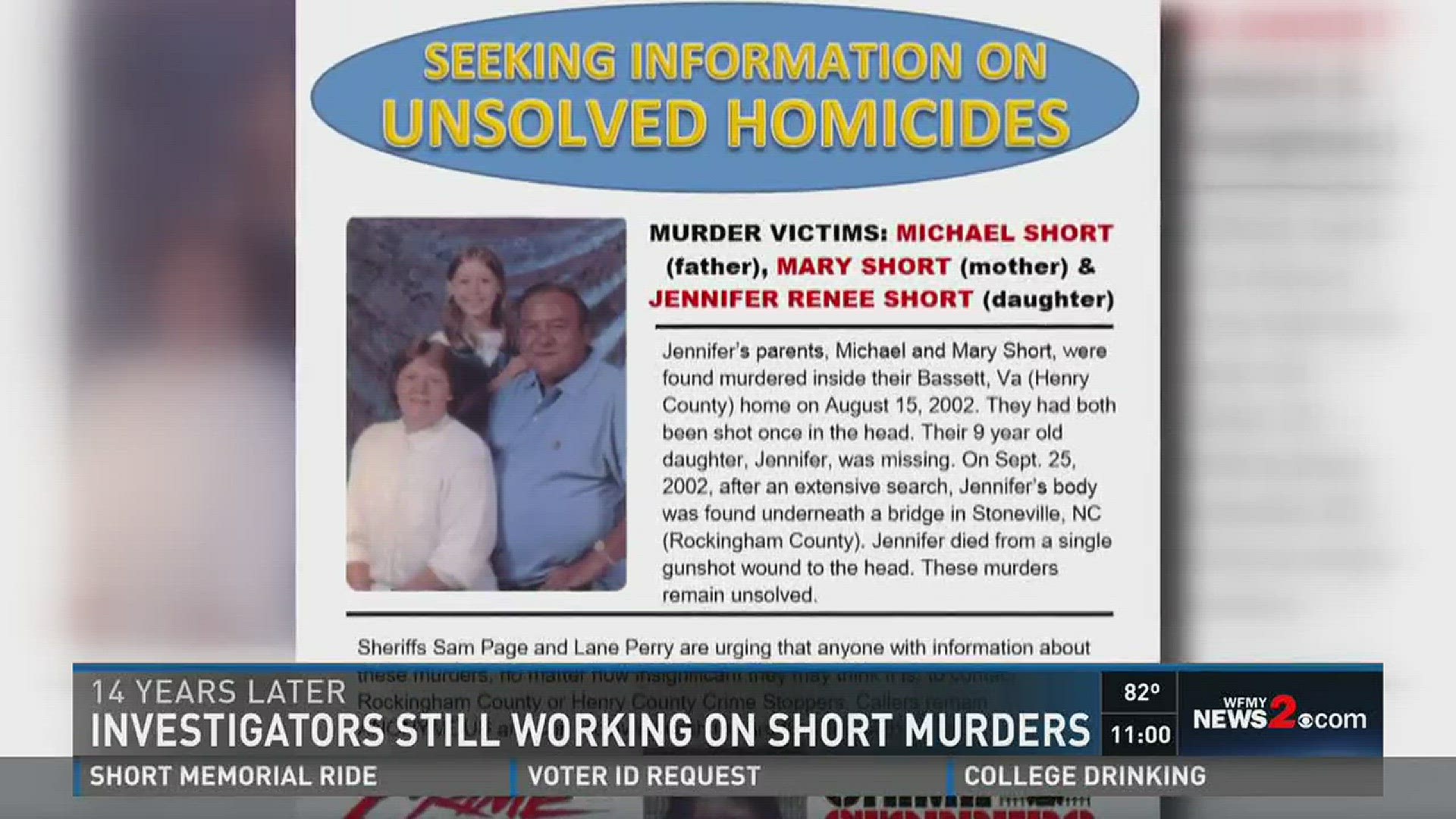 14 Years Later Short Family Murders Remain Unsolved | khou.com