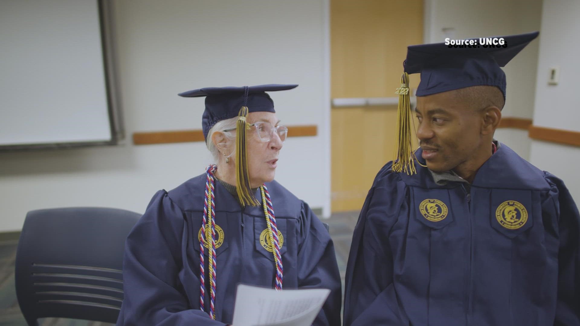 UNCG gradate finishes degree at 80-years-old Spartans | khou.com
