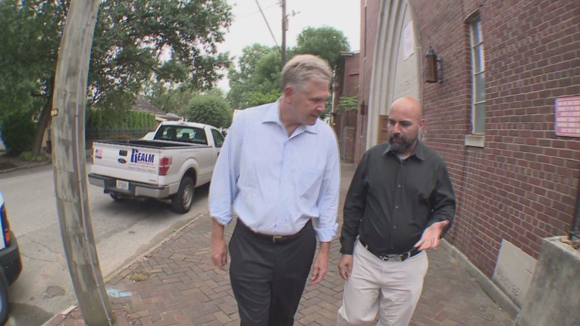 Father Sanchez explains reason for his long walk | khou.com