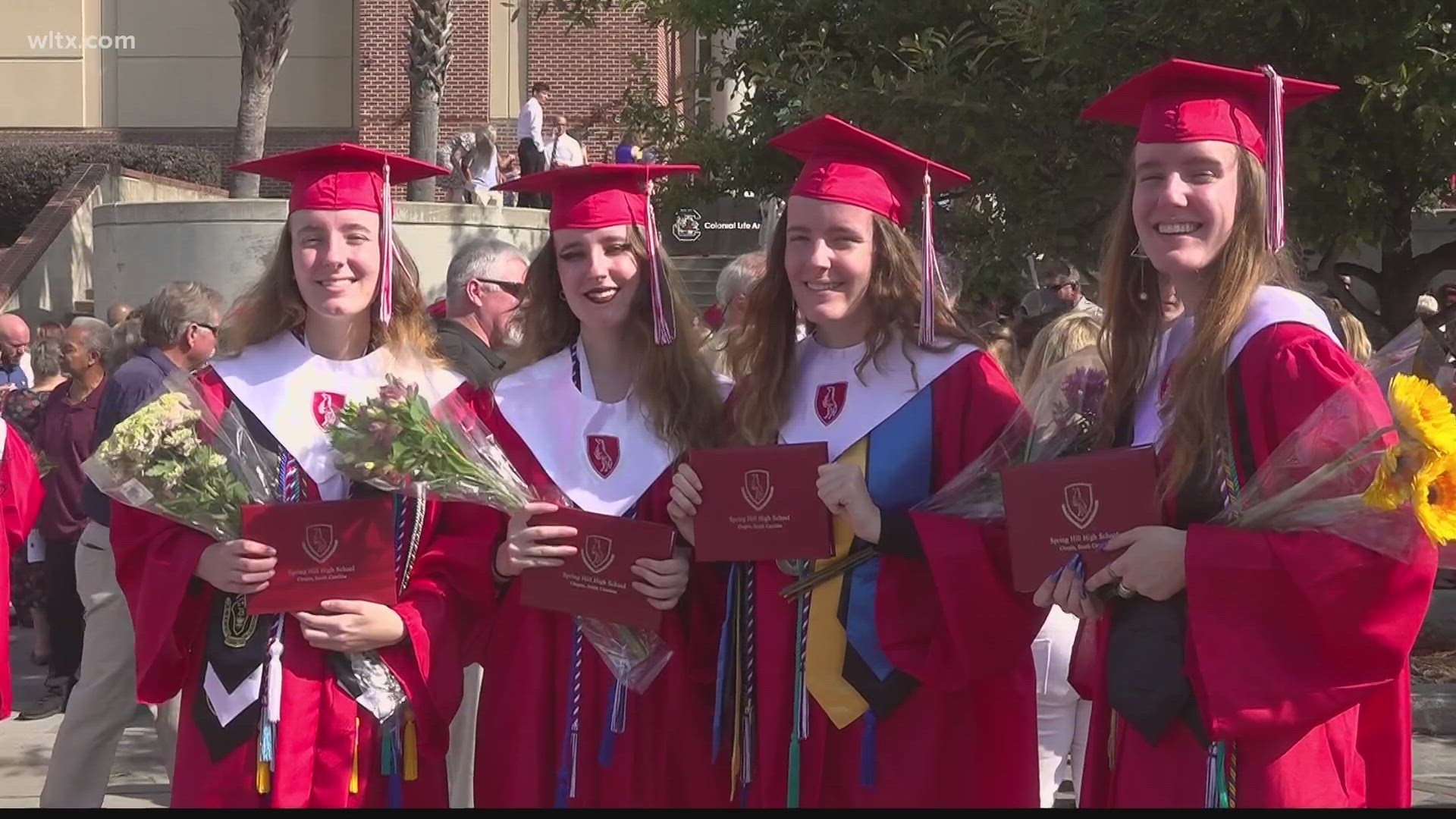 Quadruplets shine at Spring Hill High School graduation | khou.com