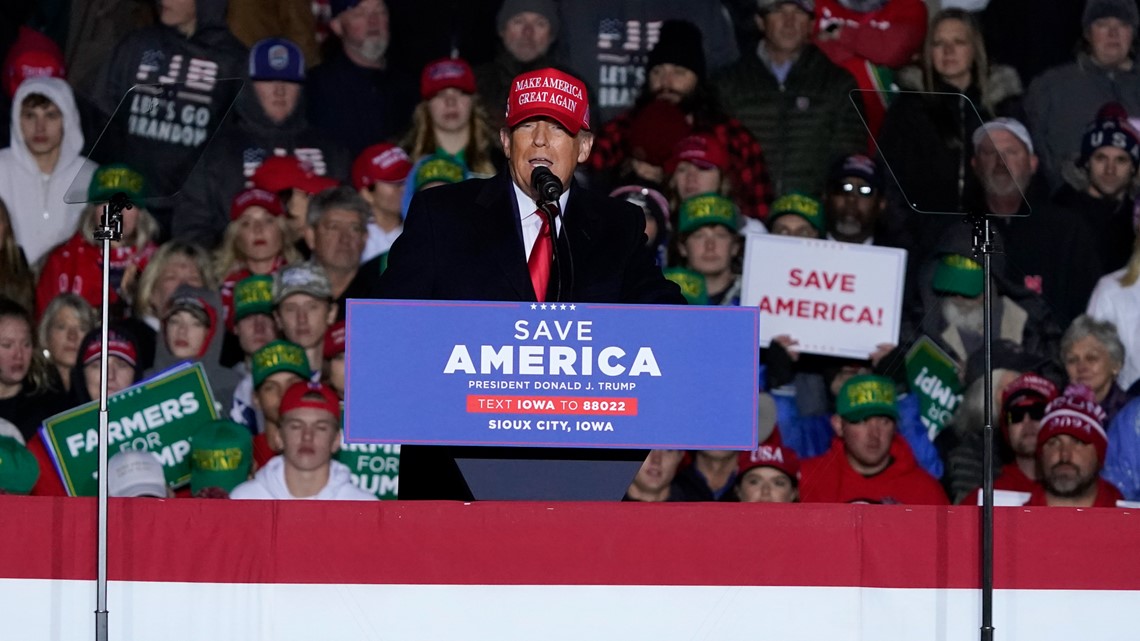 Donald Trump rally Thursday in Sioux City Iowa: Schedule, more | khou.com