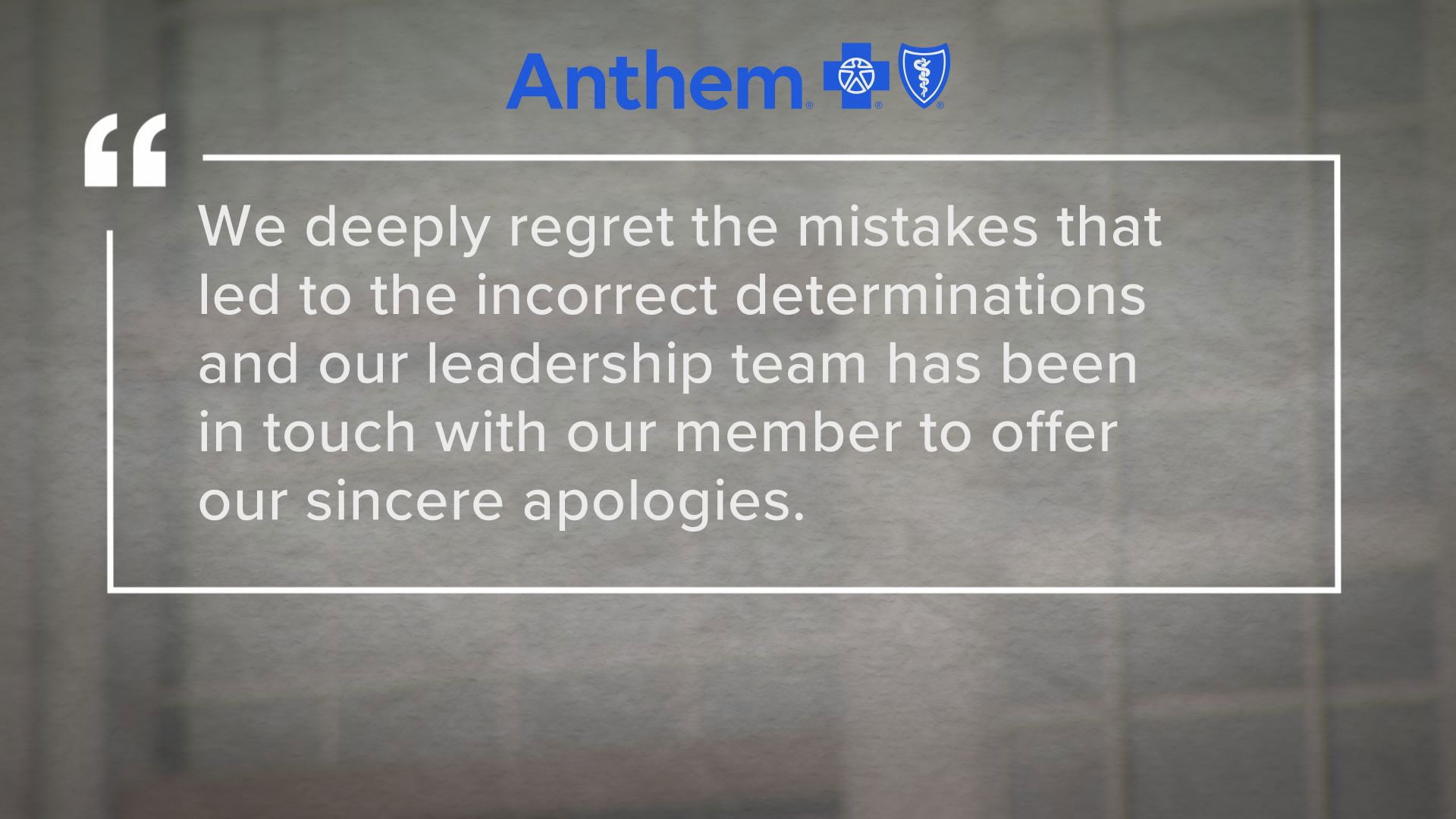 Denied: Anthem bills unconscious patient for failure to get preapproval ...