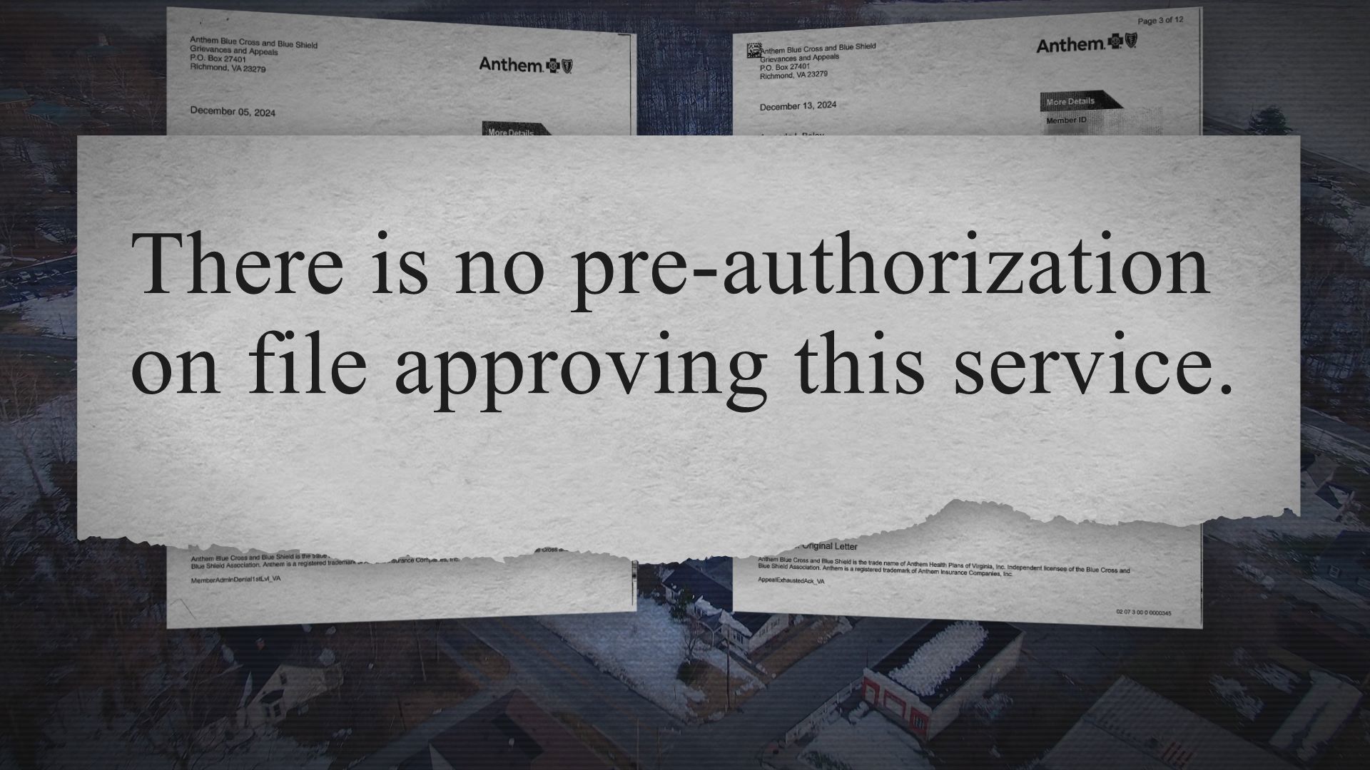 Denied: Anthem bills unconscious patient for failure to get preapproval ...