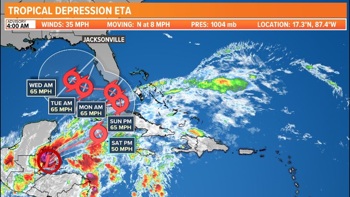 Hurricane Eta update: Storm will head back east for Cuba, Florida ...