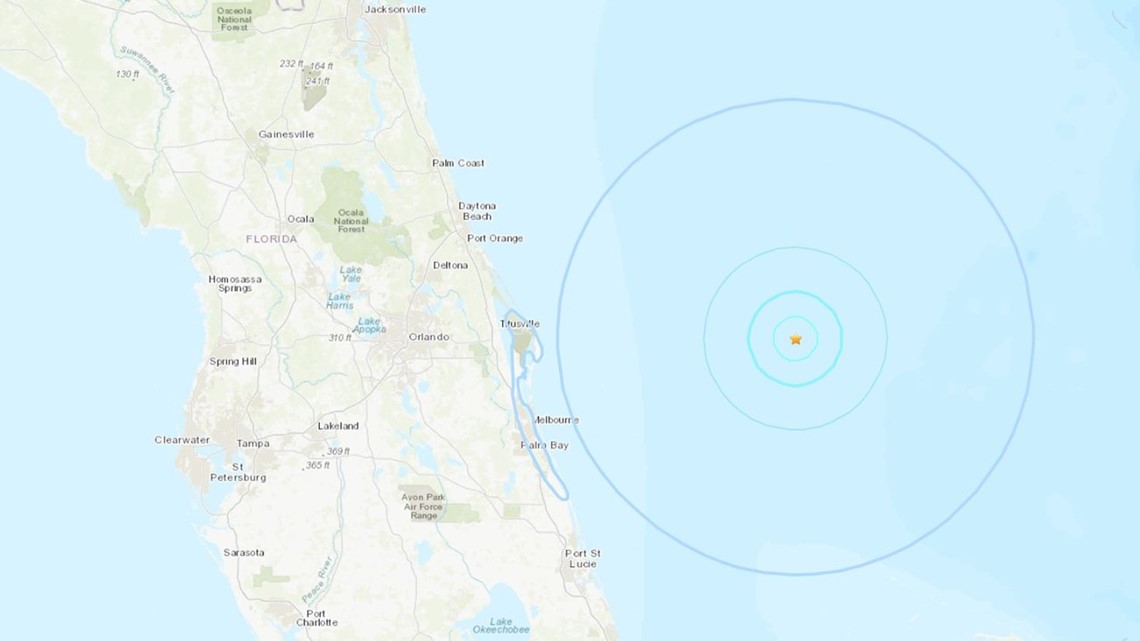 Florida earthquake: Magnitude 4 quake recorded off east coast | khou.com