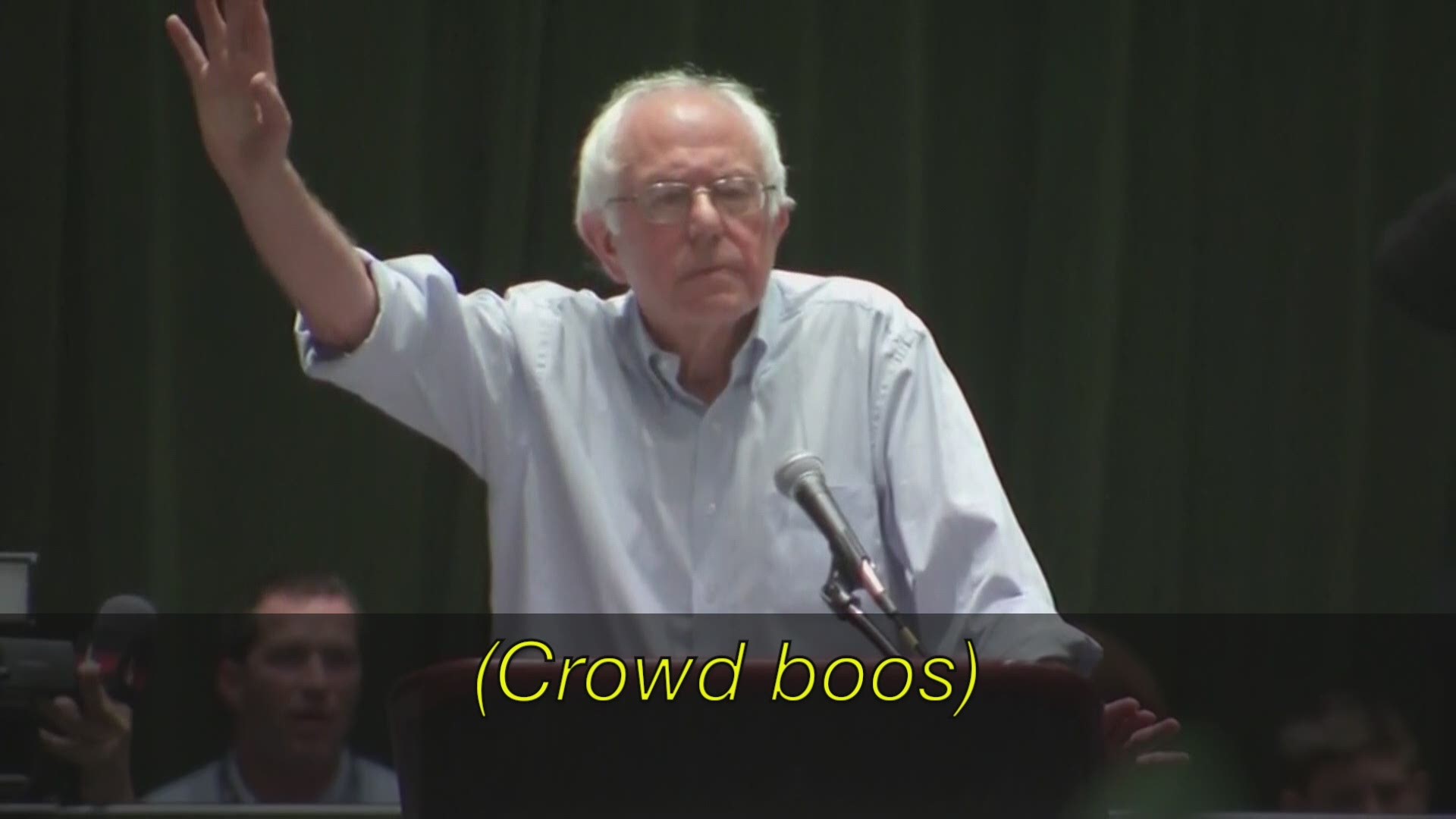 Bernie Sanders' delegates boo his call at convention to back Hillary ...