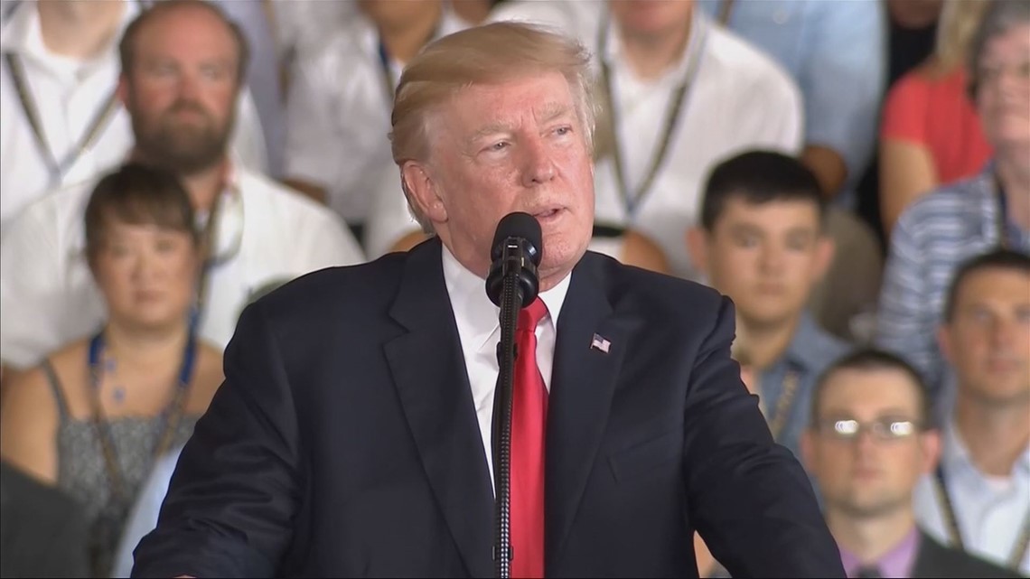 President Trump helps commission the USS Gerald R. Ford | khou.com