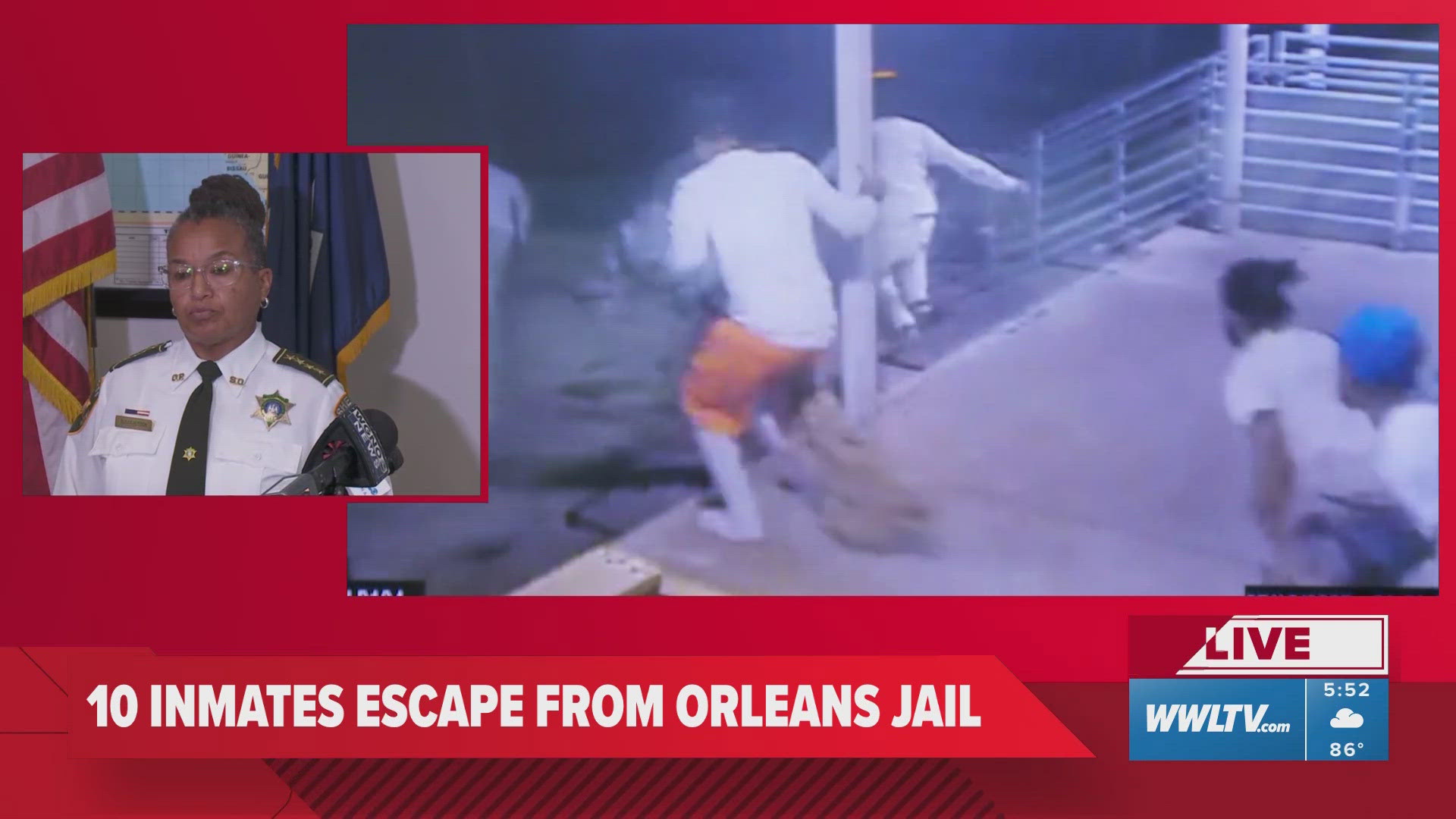 Video reveals moment inmates escaped New Orleans Jail | khou.com