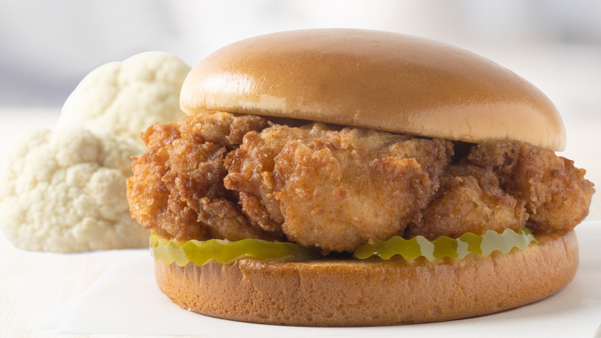 Chick-fil-A cauliflower sandwich | Vegetarian plant-forward menu | khou.com