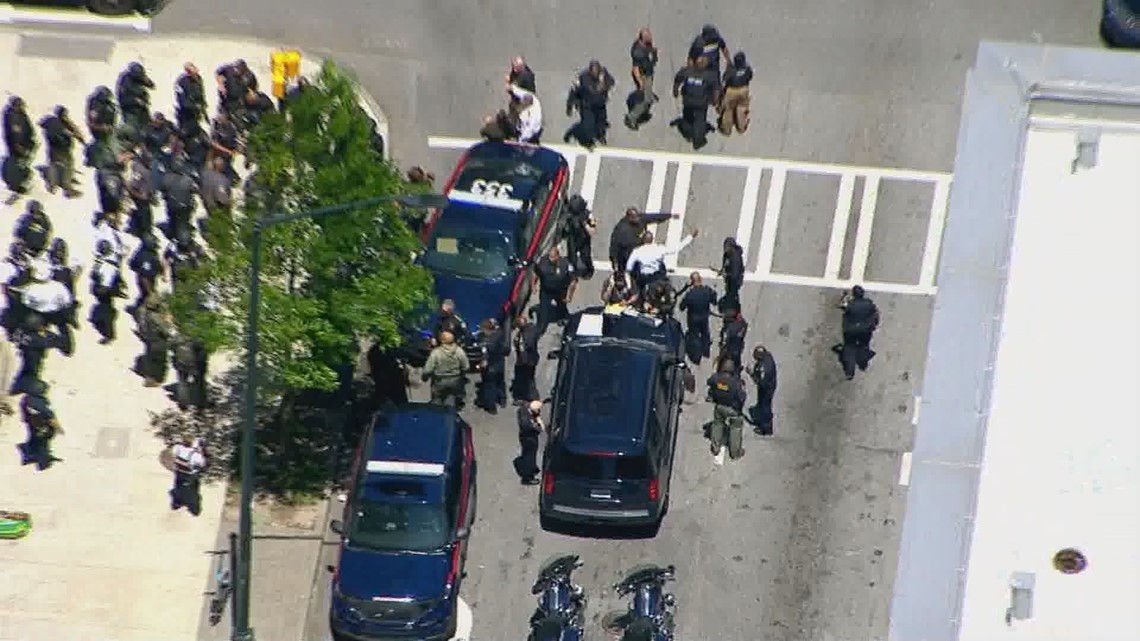 Atlanta shooting W Peachtree Northside address 4 injured 1 dead | khou.com